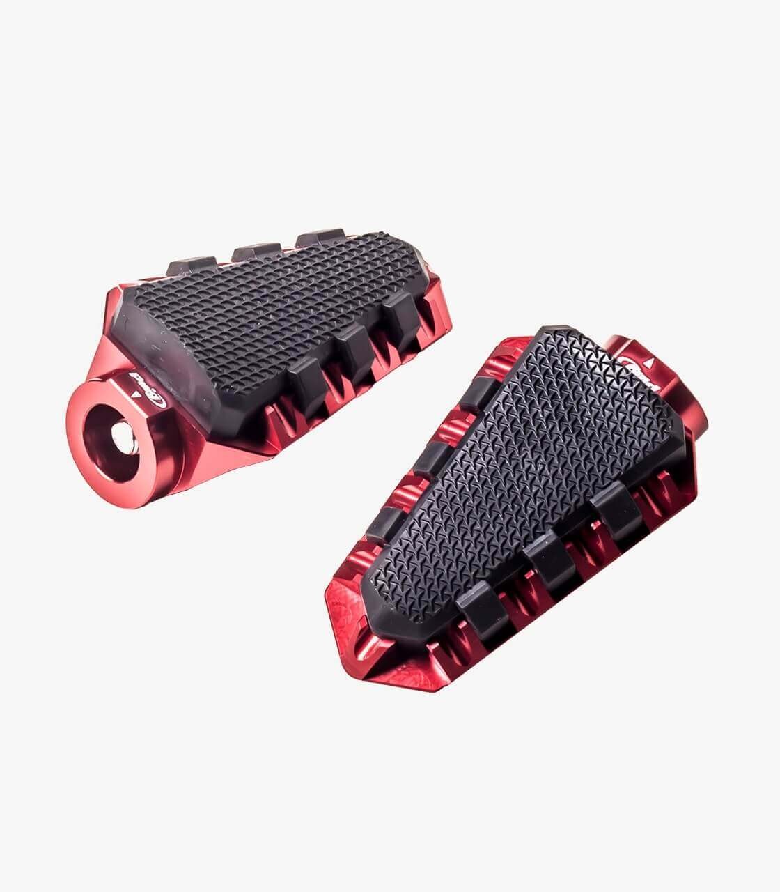 Puig motorcycle footpegs model Trail color red - 7319R - 67,03