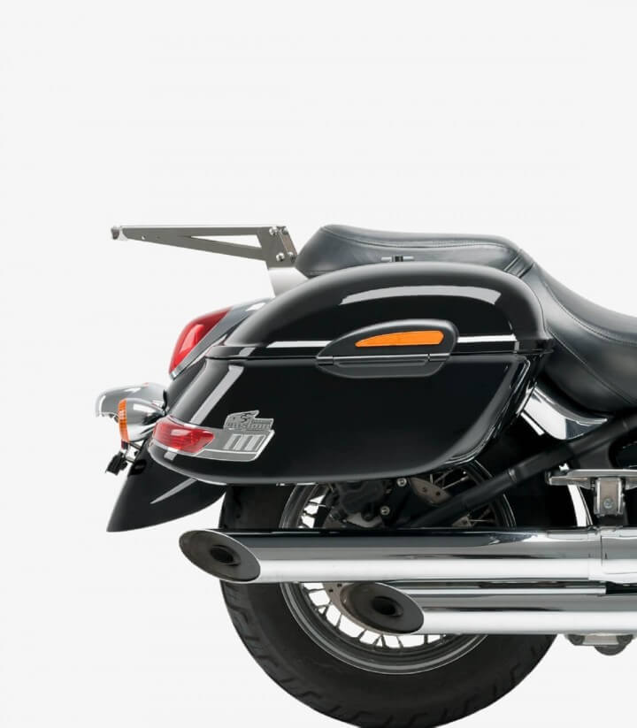 Alforjas Rígidas Modelo Touring color Negro de Customacces AMZ002N