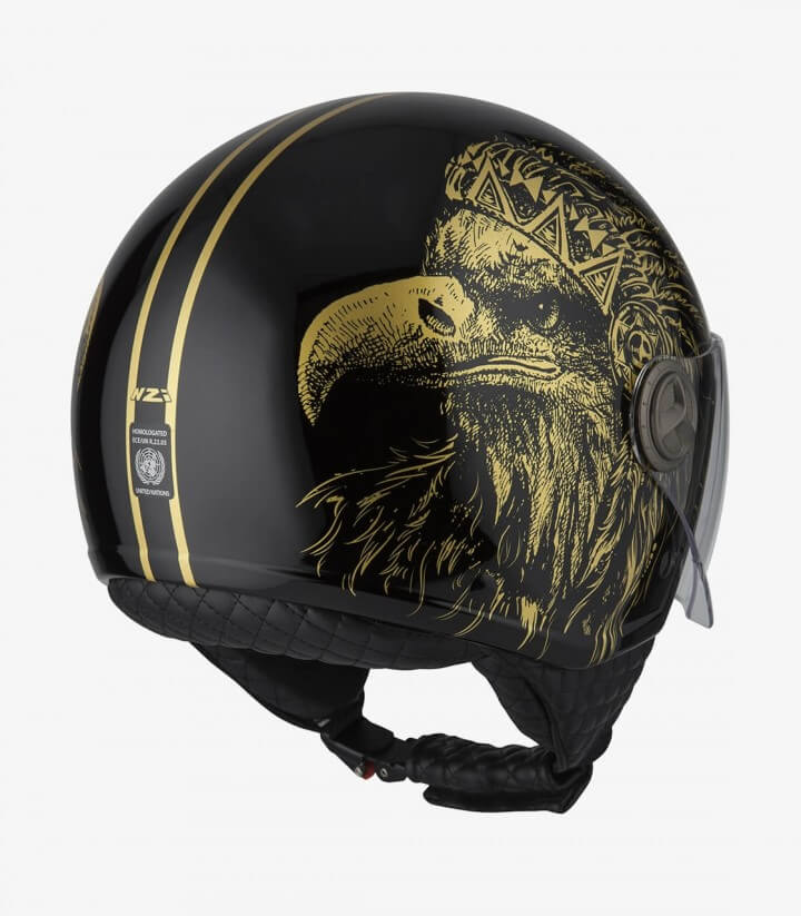NZI Zeta 2 Optima Boss Gold Open Face Helmet