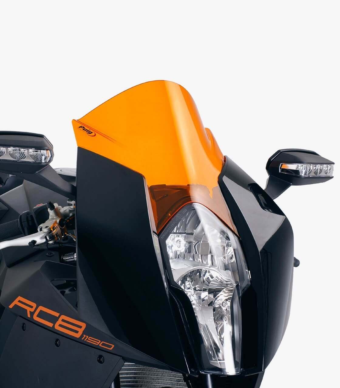 KTM 1190 RC8/R Puig Racing Orange Windshield 4944T