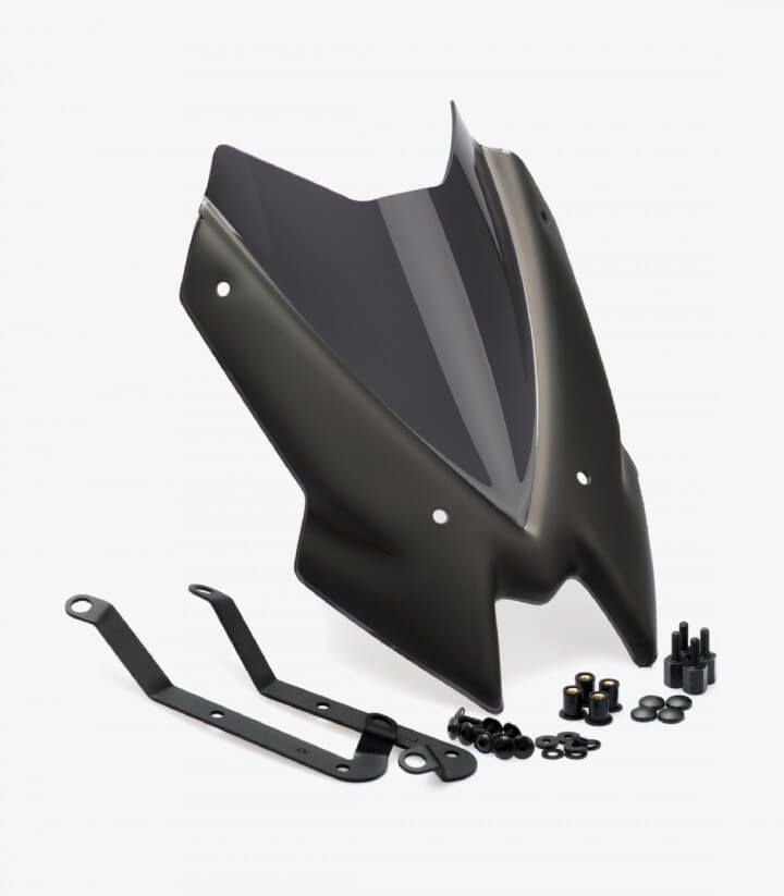 Kawasaki Z650 (20-25) Puig New Generation Sport Dark smoked Windshield ...