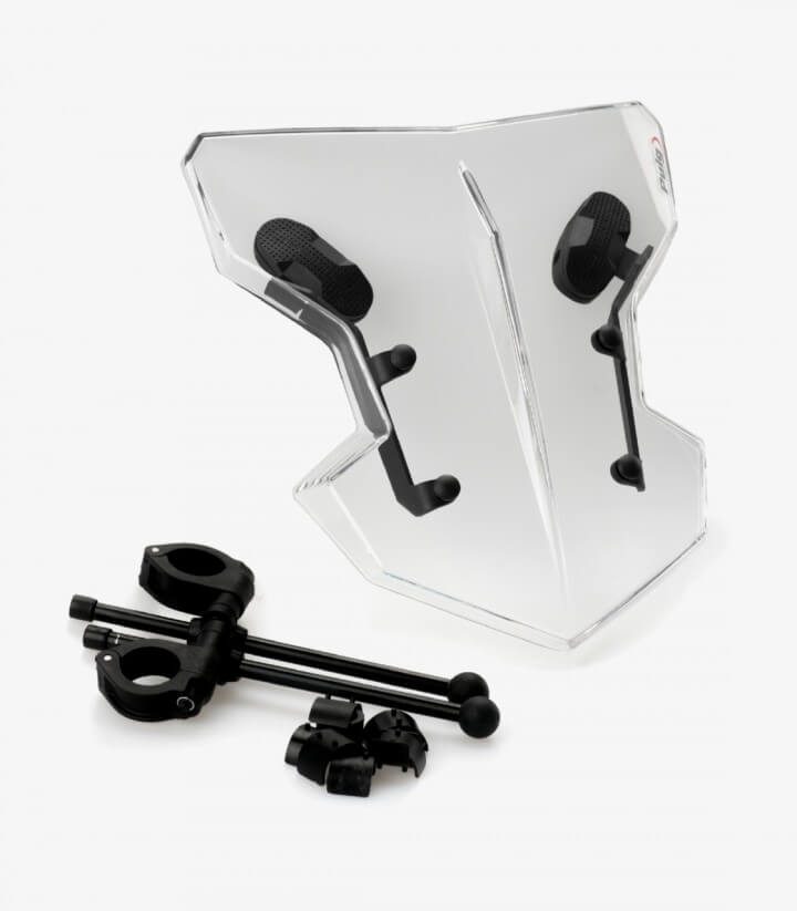 Kawasaki ER-6N, Z1000R, Z650, Z900 Puig Flanker Transparent Windshield ...