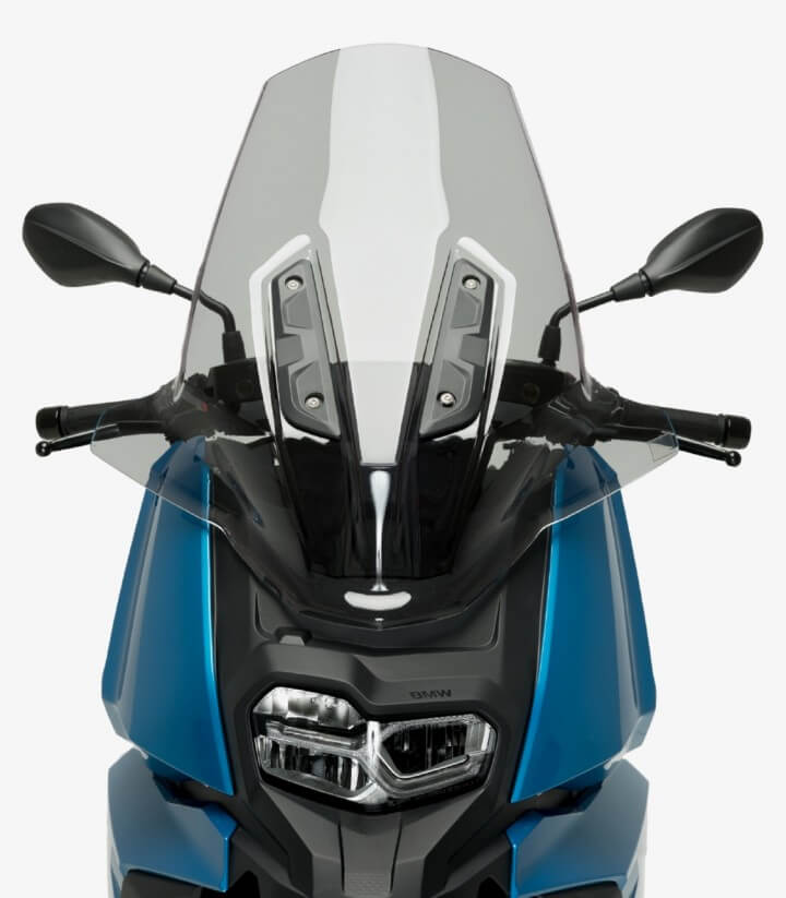 BMW C400X (2018 - 2024) Puig V-Tech Line Touring Smoked Windscreen 20732H