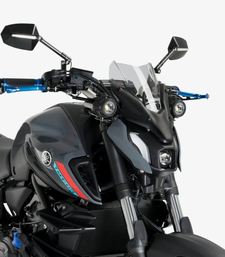 Yamaha MT-07 (2021 - 2024) Puig New Generation Sport Smoked Windshield ...