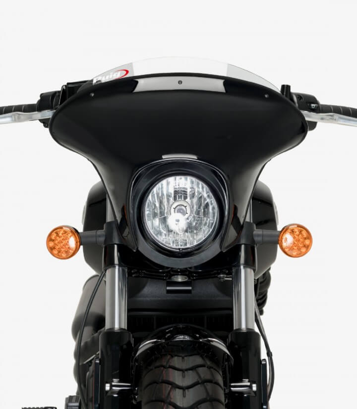 Indian Scout Bobber Puig Batwing SML Sport Transparent Windscreen 21073W