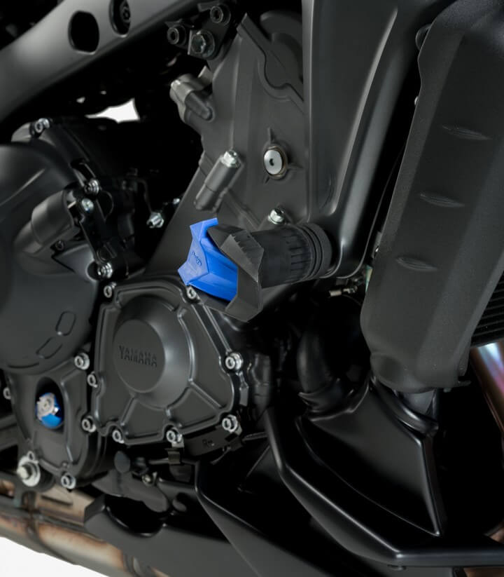Puig R19 frame sliders 20669N for Yamaha MT-09 (21-24), Tracer 9 (21-24)