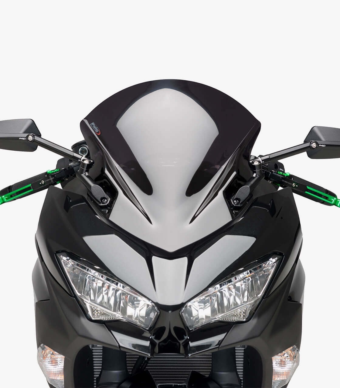 Kawasaki Ninja 400 Puig Racing Dark Smoked Windshield 9976F