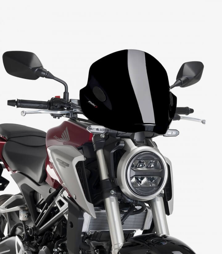 Puig Stream Black Universal Windshield 5022N