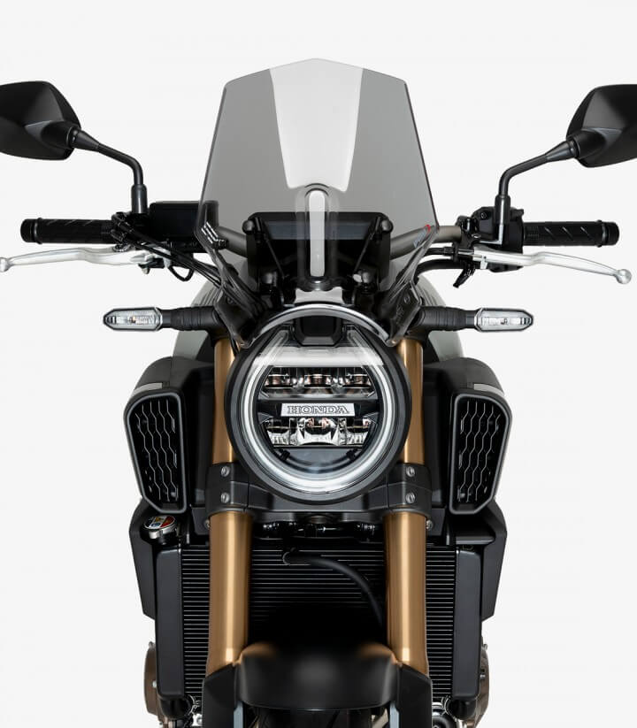 Honda CB650R Neo Sports Cafe (24-25) Puig New Generation Sport Smoked Windshield 21960H