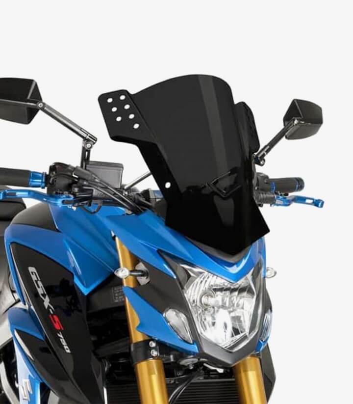 Universal Puig Rafale Dark Smoked Windshield 5881F