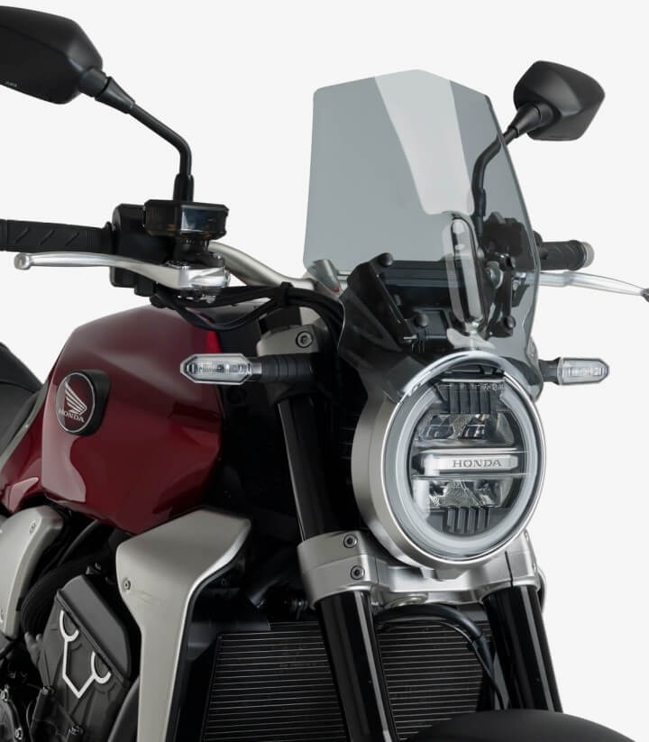 Honda CB1000R / CB650R Neo Sports Café Puig New Generation Sport Smoked Windshield 9748H
