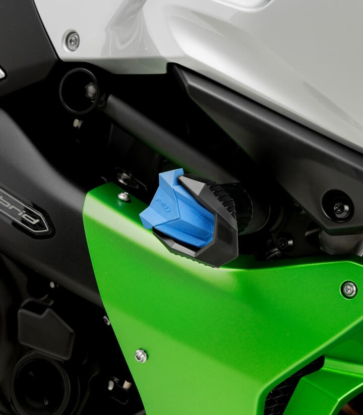 Puig R19 frame sliders 22175N for Kawasaki Ninja 7 Hybrid