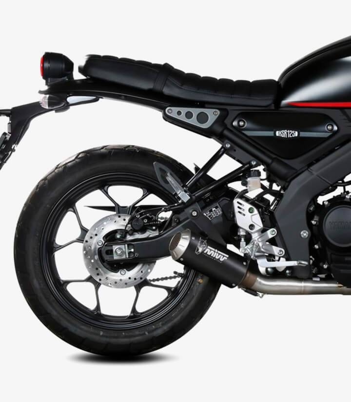 MIVV MK3 Exhaust Black for Yamaha XSR 125 (22-25) Y.075.SM3B