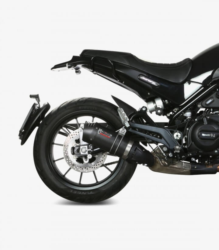 MIVV Oval Exhaust Carbon for Benelli Leoncino 500 (17-25) E.002.L3C