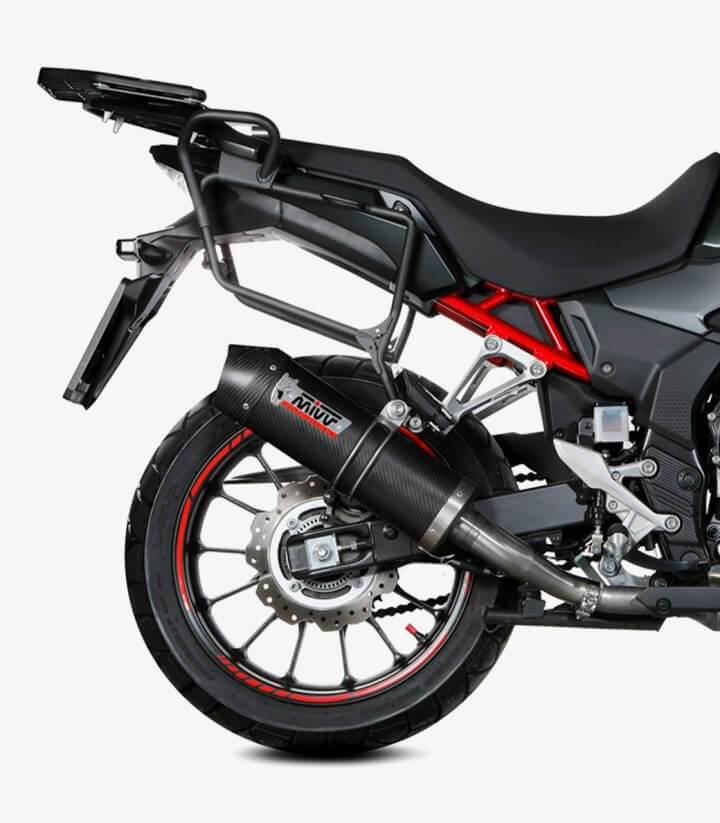 MIVV Oval Exhaust Carbon for Honda CB 500 F / X (21-25) H.084.L3C