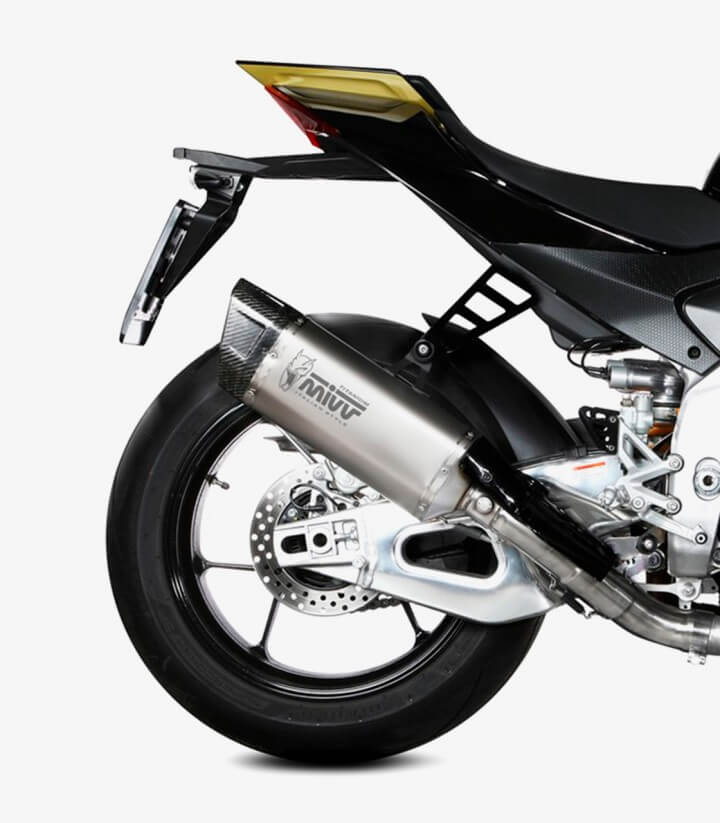 Escape MIVV SR-1 Titanio para Aprilia RSV4 / 1100 Factory / Tuono V4 1100 (21-24) A.015.LR1T