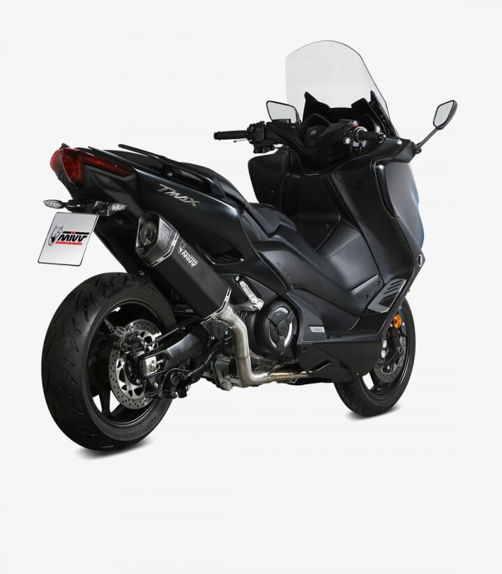MIVV SR-1 Exhaust Black Titanium for Yamaha T-MAX 560 (20-21) Y.061.LR1TB