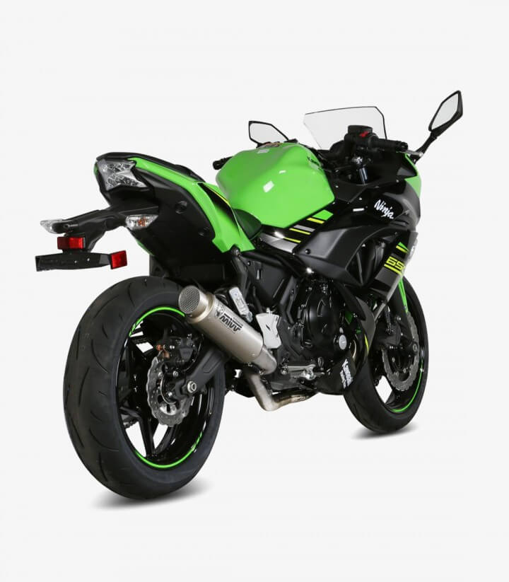 MIVV GP PRO Exhaust Titanium for Kawasaki Z 650 / Ninja 650 / Vulcan S ...