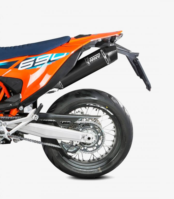 MIVV STR-1 Exhaust Black for KTM 690 SMC R / Enduro R (21-25) M.KT.032.LXBC