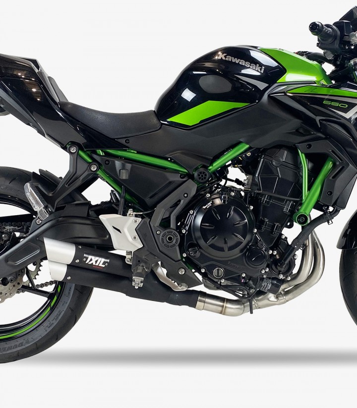 Ixil XK7357XB L3XB Black Exhaust for Kawasaki Z 650 / RS - Ninja 650 ...